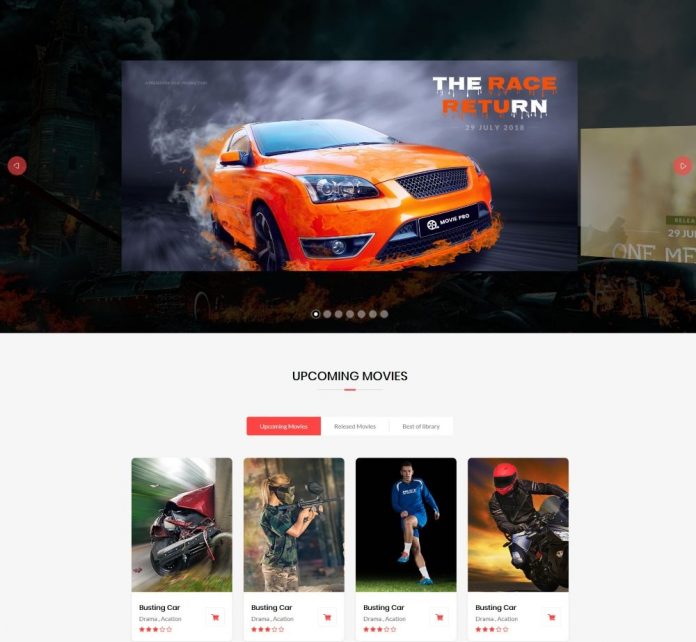 10 Best Movie Bootstrap Templates in 2025 - Prospected