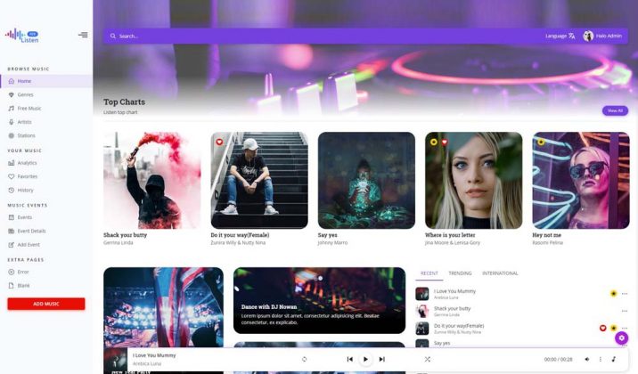 25 Best Music Streaming Scripts & Templates in 2023 - Prospected