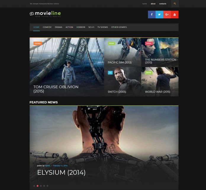 34 Best Free Movie Website Templates in 2025 - Prospected