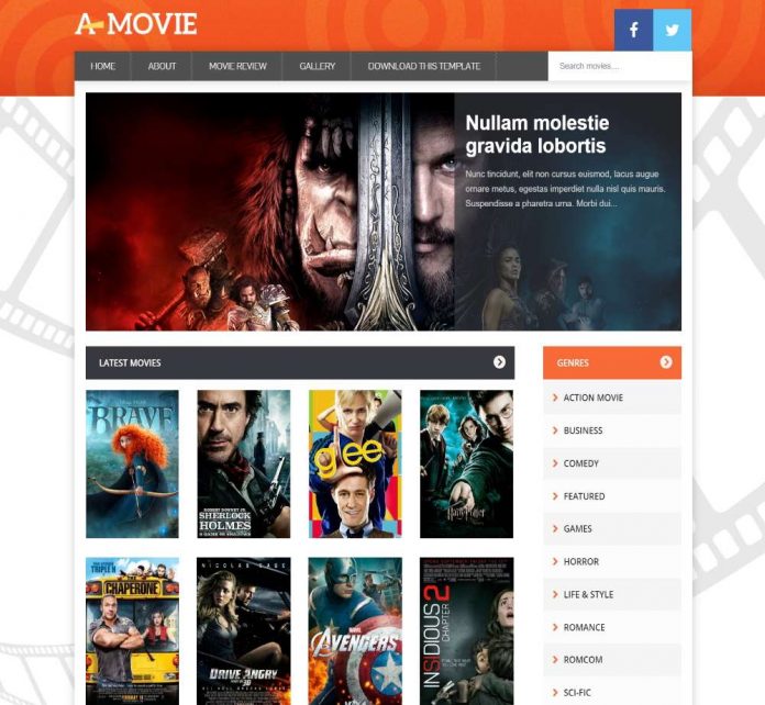 34 Best Free Movie Website Templates in 2025 - Prospected