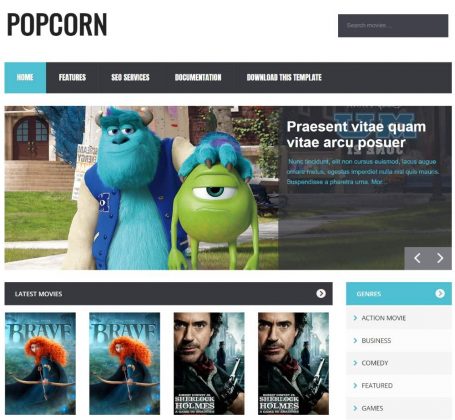 34 Best Free Movie Website Templates in 2023 - Prospected